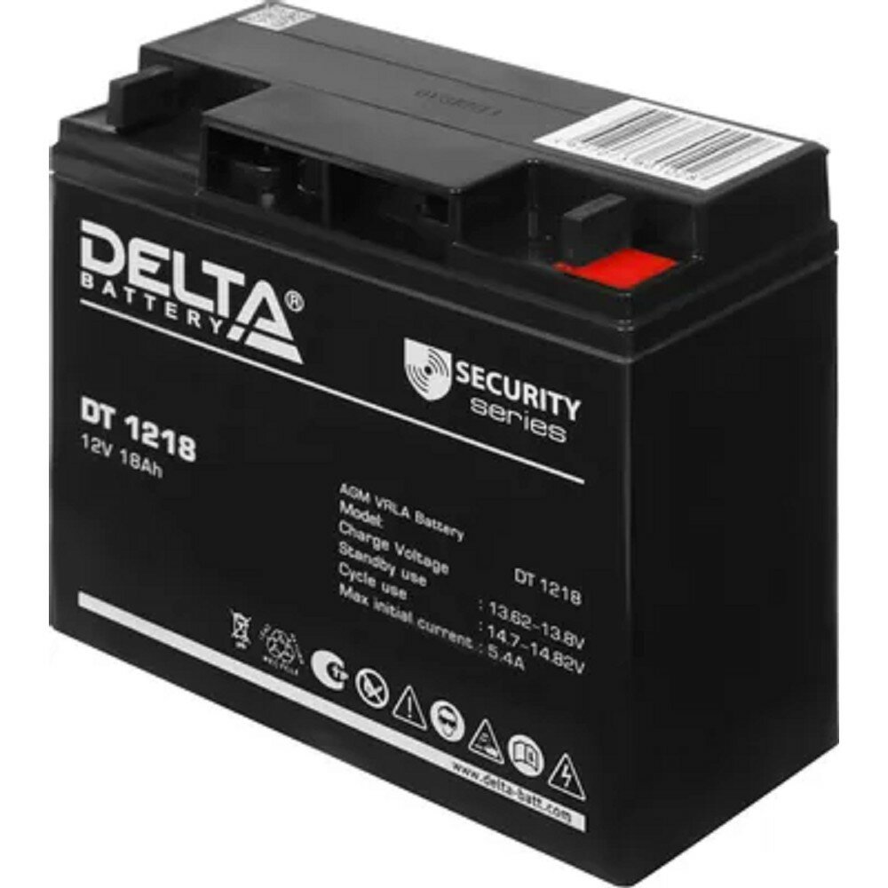 Батарея для ИБП Delta DT 1218 12B, 18000мАч Свинцово-кислотный