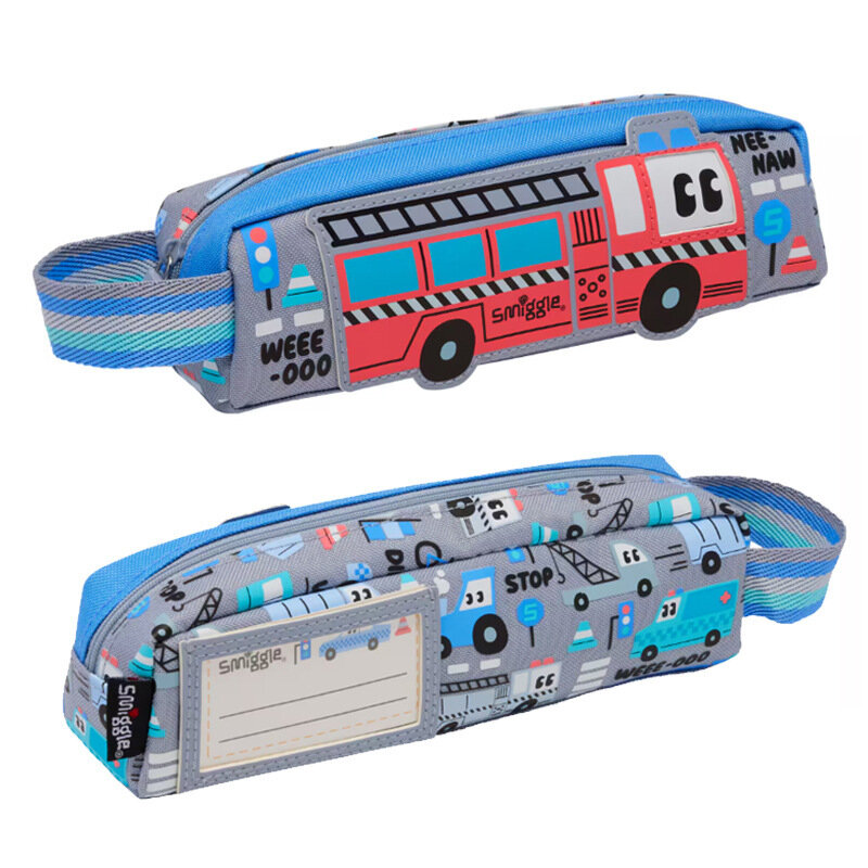 Пенал для карандашей Smiggle, серая расцветка, 22.5x9.5x8 см