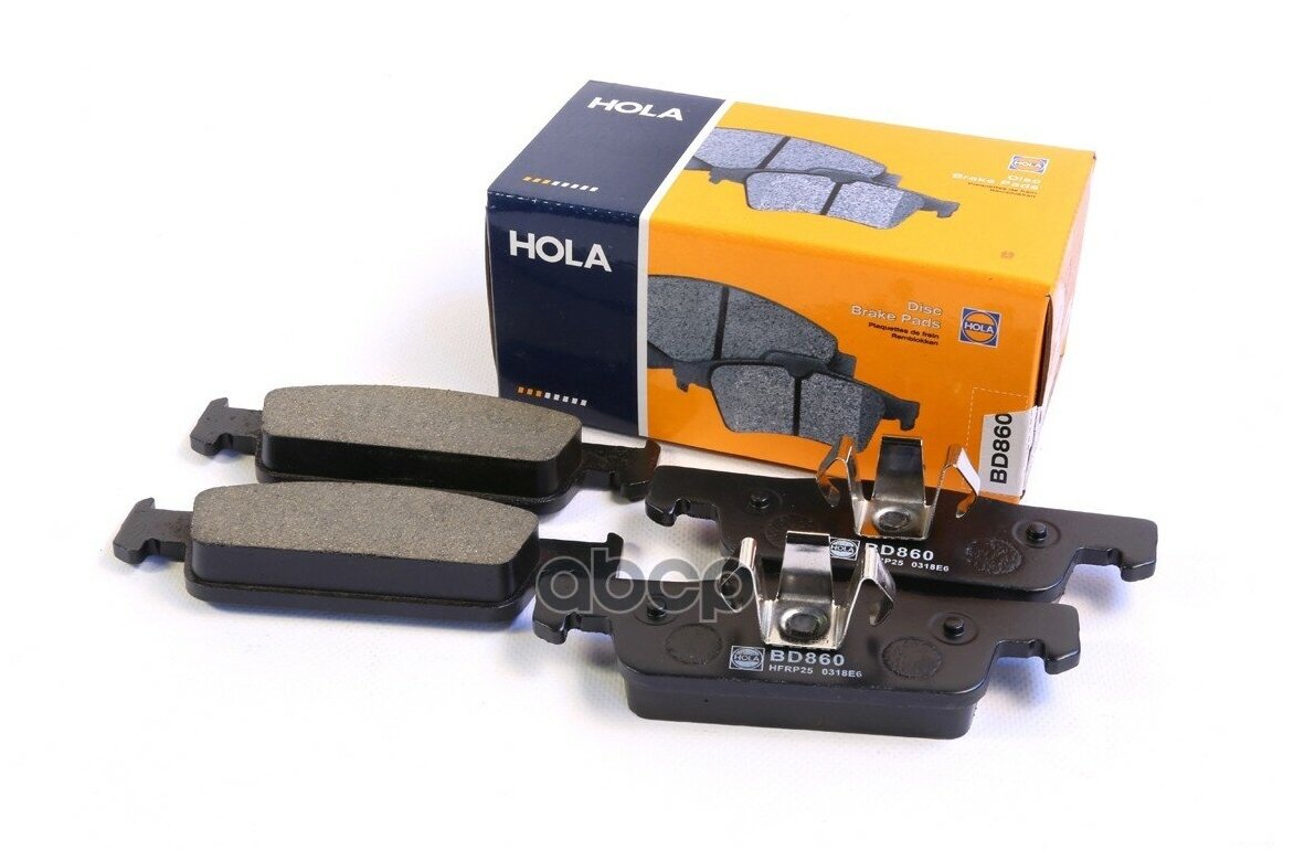 Колодки тормозные дисковые HOLA арт. bd860
