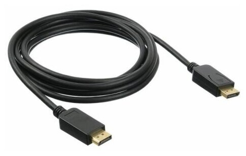 Кабель интерфейсный DisplayPort- DisplayPort Buro BHP DPP_1.2-2 V.1.2, 2м. позолоченные контакты черный
