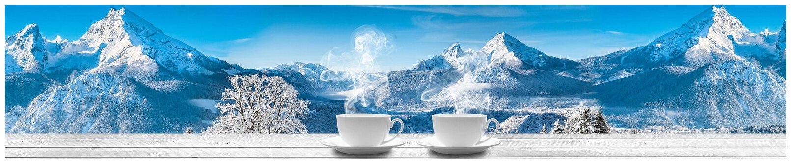 Кухонный фартук/стеновая панель для кухни/фартук на кухню 3D-эффект на основе SPC (каменно-полимерный композит) 3000*610*2мм PC 94