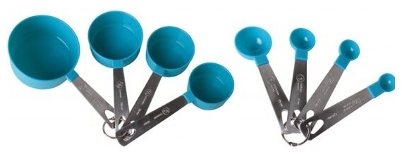 Набор мерных ложек Regent Inox Linea PRESTO, 8 предметов (1,25мл, 2,5мл, 5мл, 15мл, 60мл, 80мл, 120мл, 240мл)