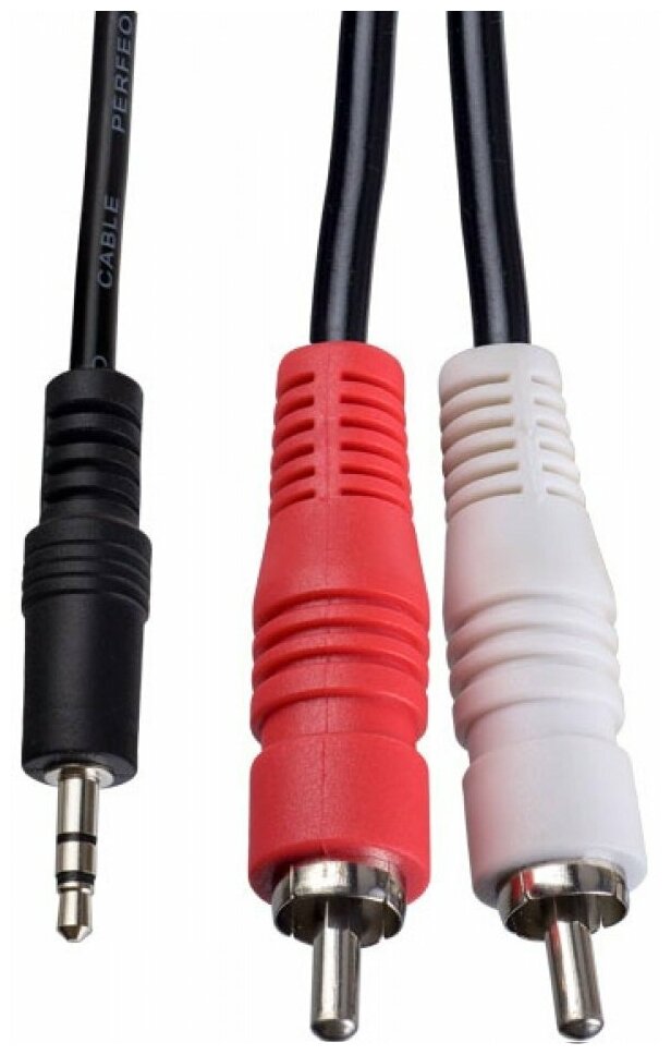Кабель Perfeo (J2002) 3.5 Jack (M) - 2xRCA (M), 1,5 м
