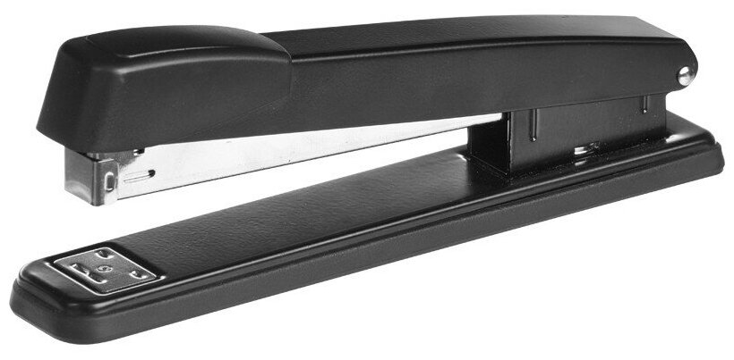 Степлер металлический на 30 л. №24/6, 26/6, черн.