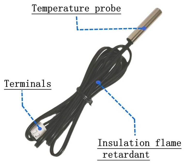Датчик температуры парогенератора Vidalux, KGT, KL3000, SaunaProfi. Для пульта управления парогенератором.