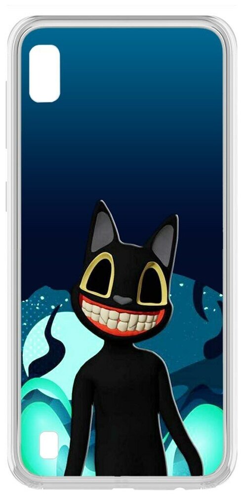 Чехол-накладка / чехол для телефона / Krutoff Clear Case Хаги Ваги - Картун Кэт для Samsung Galaxy A10 (A105)