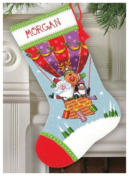 Сапожок Воздушный шар Санты 71-09156