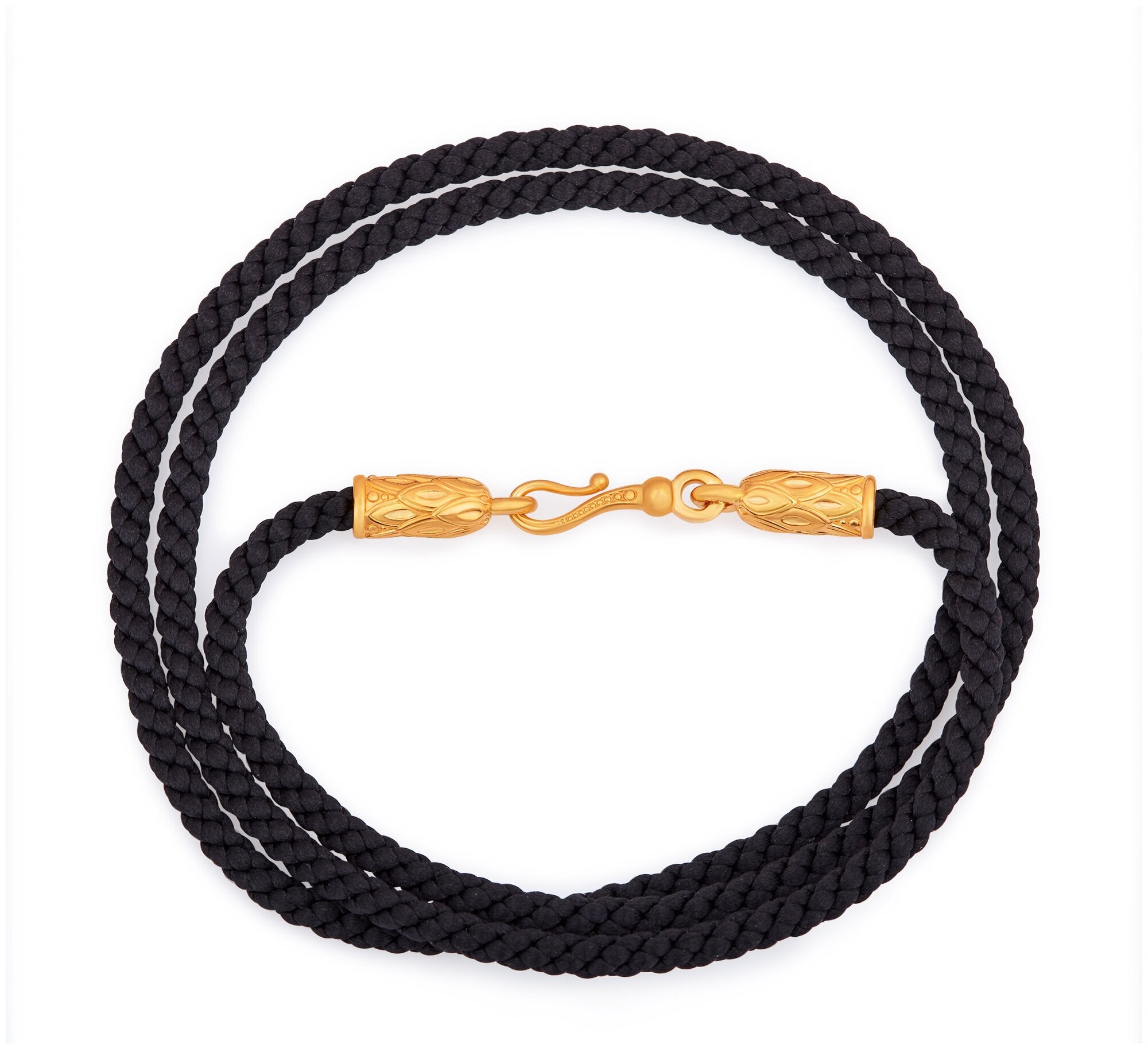 Шнур, серебро, 925 проба, золочение