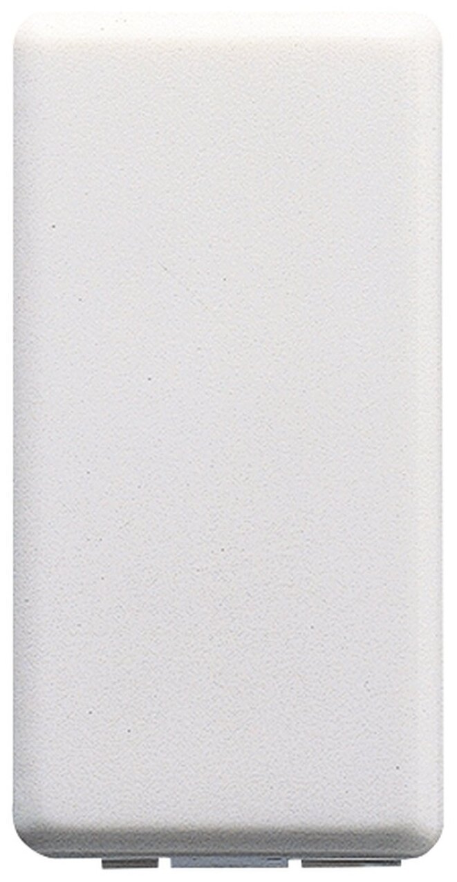 Заглушка Gewiss GW20056, белый, для моментального монтажа, 1 пост, IP20