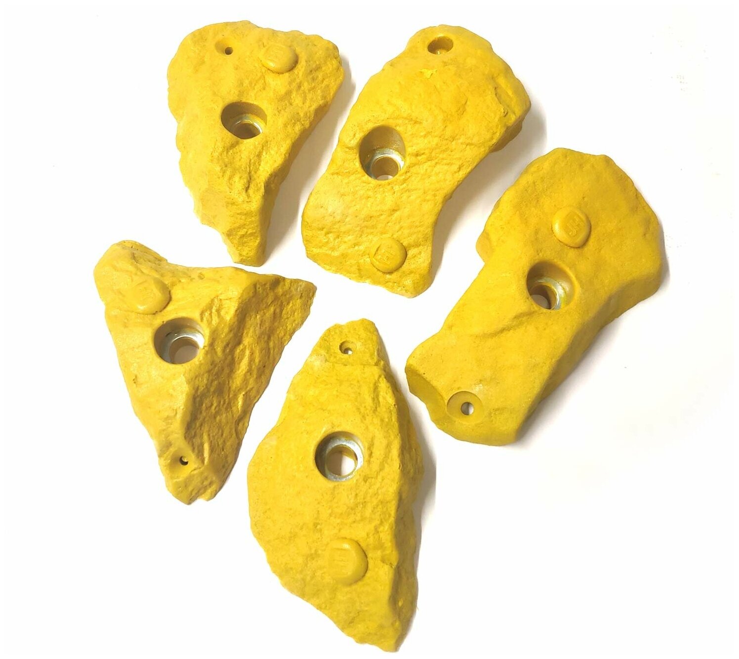 Скалодром зацепы набор Сет Natural-Y-Bolt 5 шт+ болты и гайки