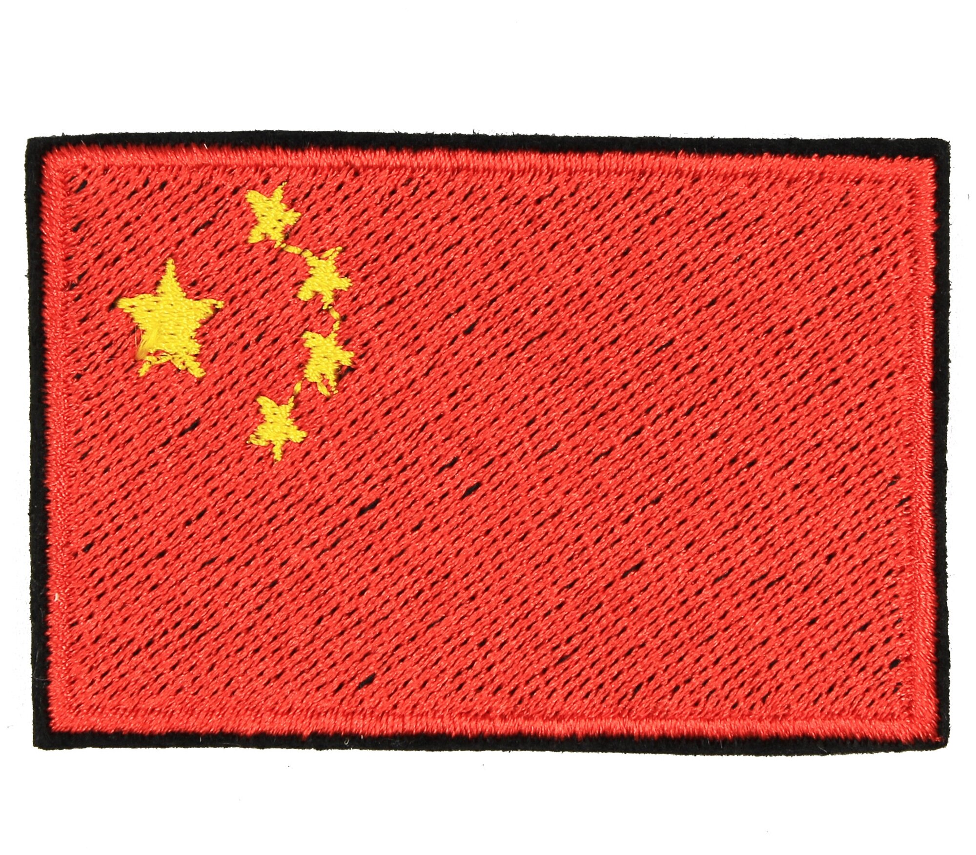 Нашивка, патч, шеврон "Флаг Китая" 60x40mm PTC286