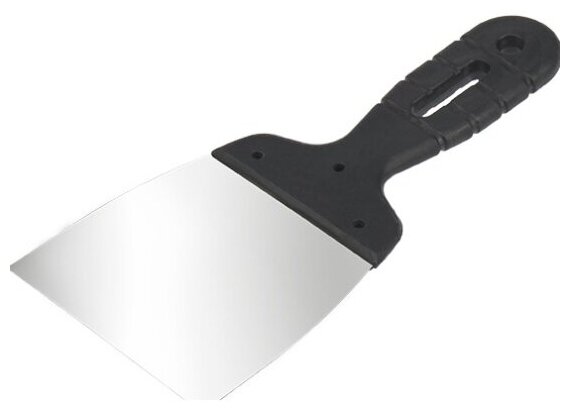 Шпатель Rexant 80 мм из нержавеющей стали с пластмассовой ручкой