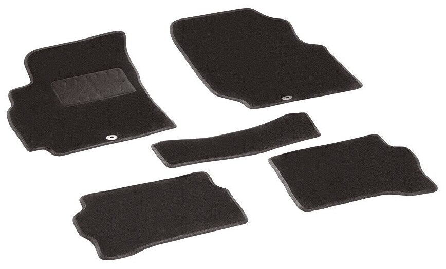 Ворсовые коврики LUX для Nissan Almera classic (B10) 2006-2013