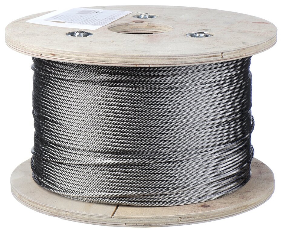 Трос нержавеющая сталь d3 мм DIN 3055 (250 м)