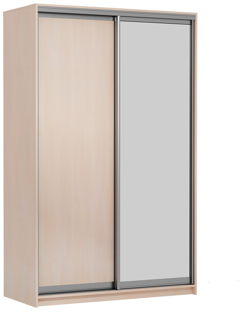 Шкаф для платья и белья МИРАЖ-15.1 млечный дуб