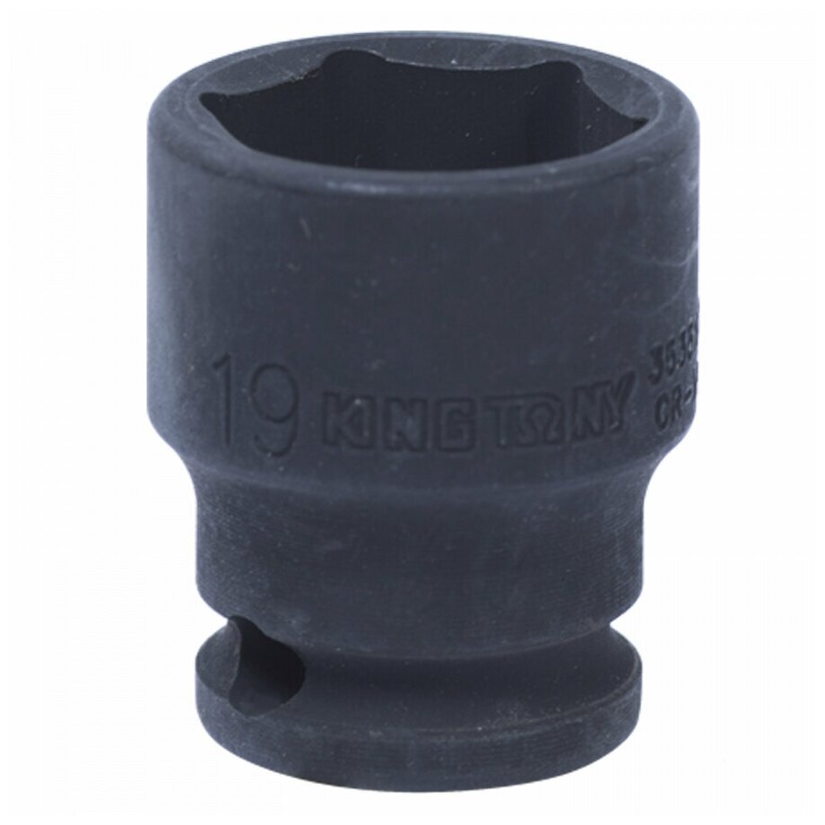 Головка торцевая ударная шестигранная 3/8", 19 мм KING TONY 353519M
