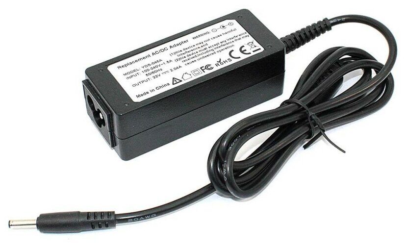 Блок питания для ноутбука SHARP 22V 2.04A 45W 3.5x1.35mm (YDS-045A), OEM