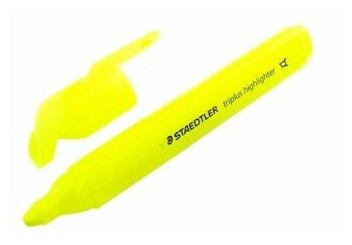 Текстовыделительный маркер "Triplus highlighter", 2-5 мм, желтый