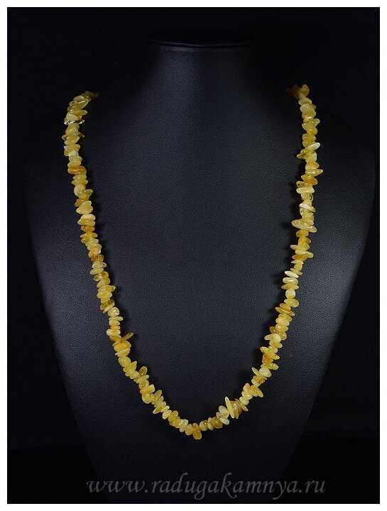 Бусы, янтарь