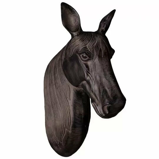 Голова лошади ROOMERS FURNITURE, 61 см, металл, коричневая (4445)