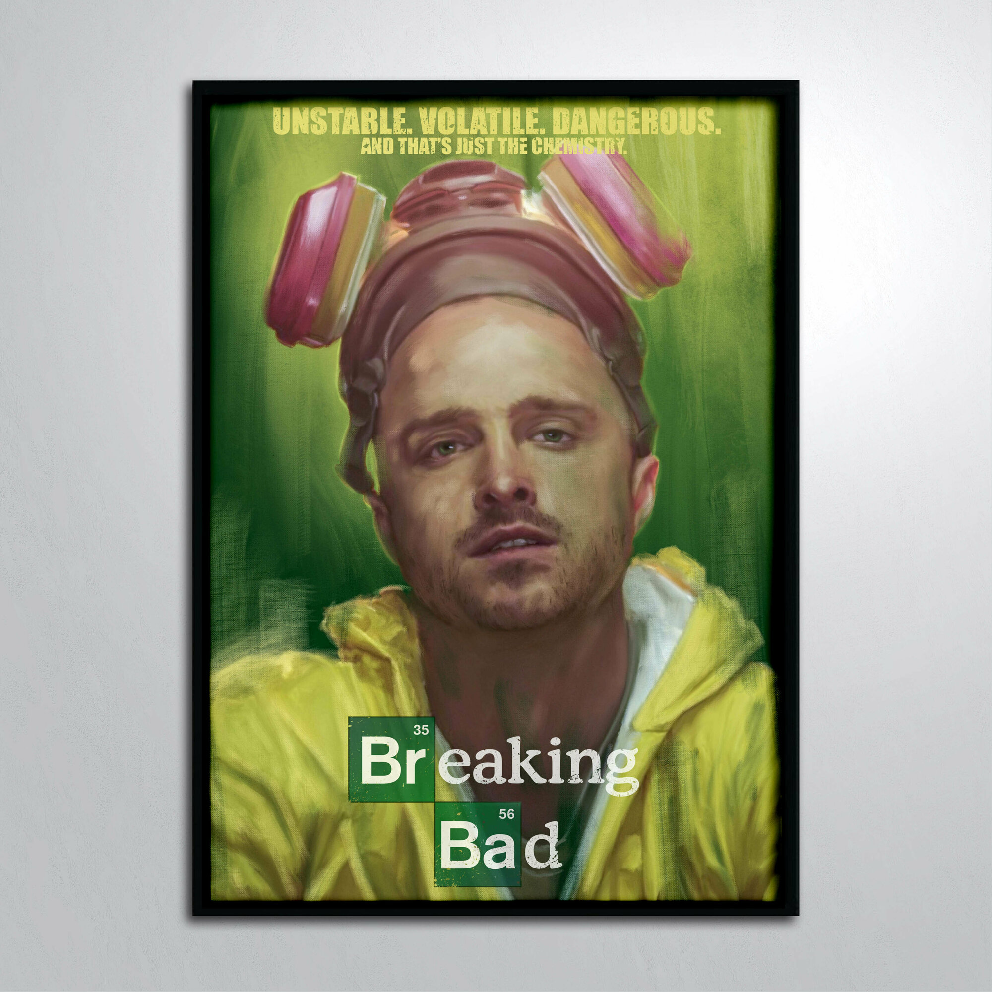 Постер в раме/Во все тяжкие Джеси Пинкман Картина Breaking Bad