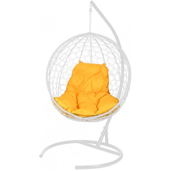 Подушка Bigarden для одноместного подвесного кресла оранжевая