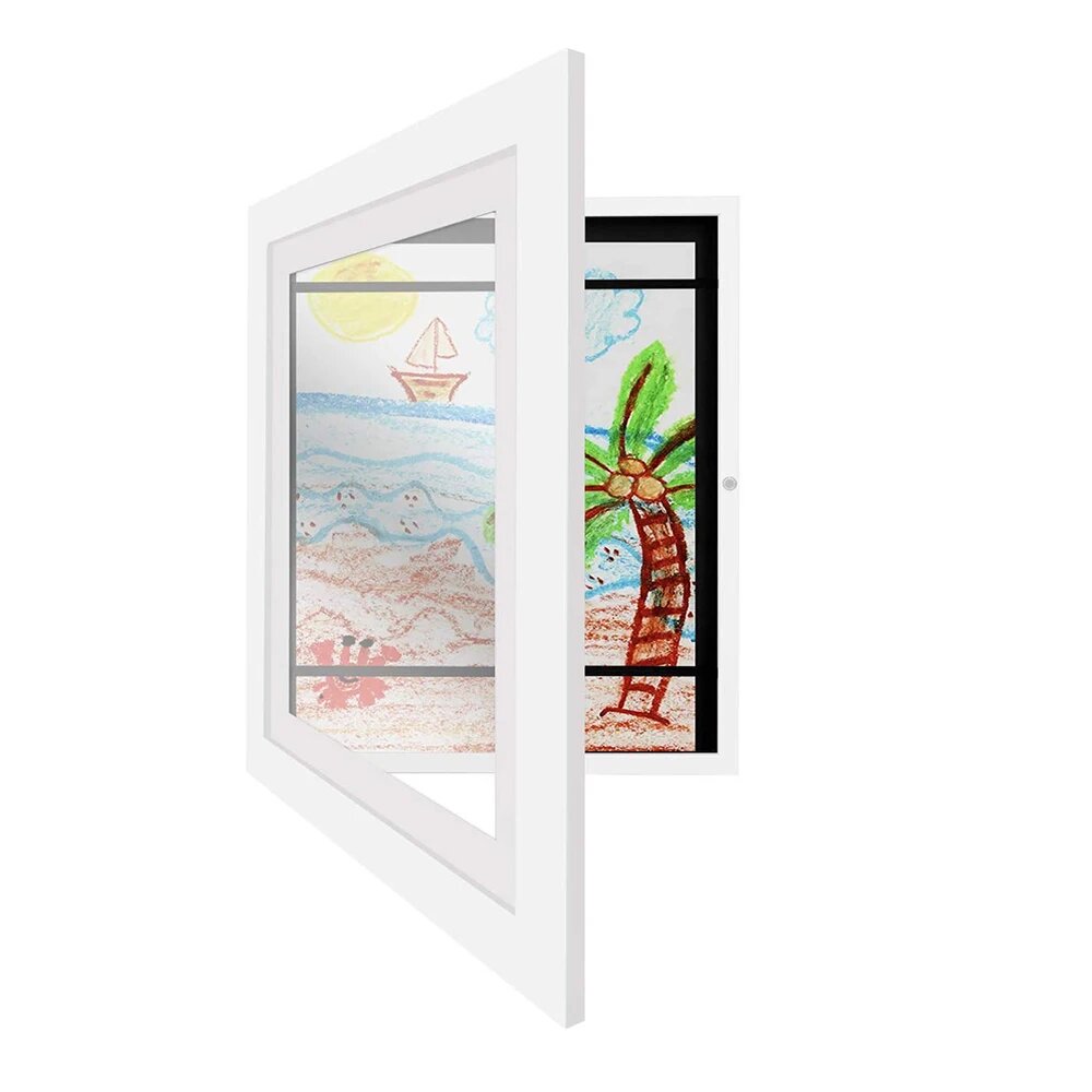 Магнитная рамка для детских рисунков White Frame, Белый