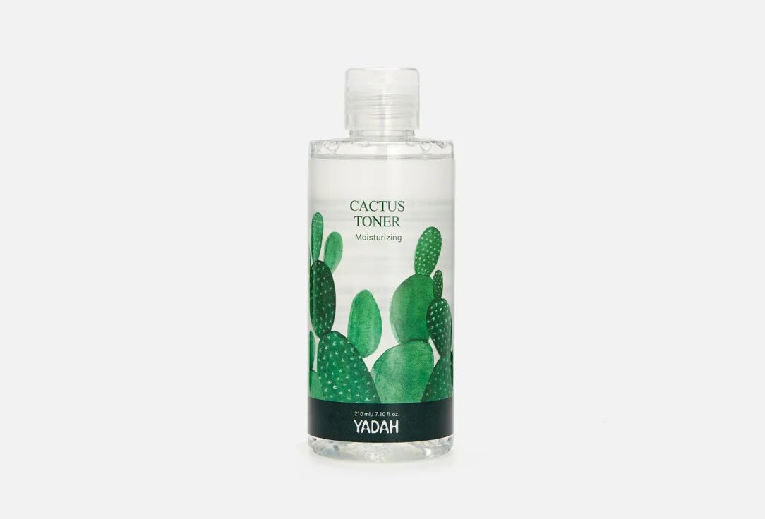 Увлажняющий тонер для лица Yadah CACTUS TONER, экстракта опунции, 210 мл