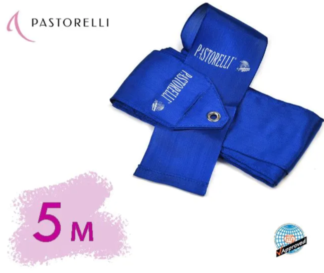 Лента гимнастическая 5 м PASTORELLI Синяя 01489