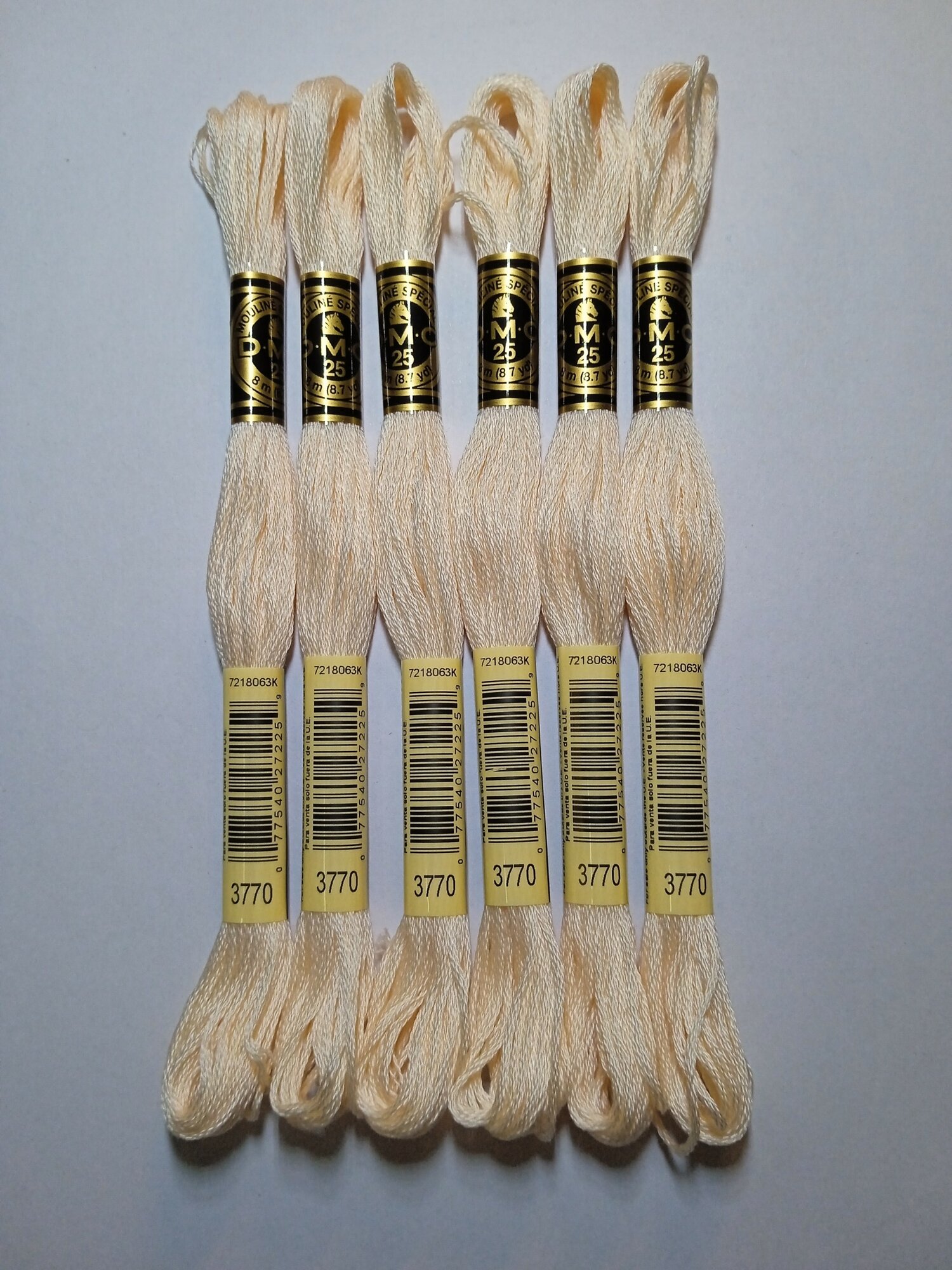 Набор ниток мулине, 8 м, 6 шт DMC-3770_6
