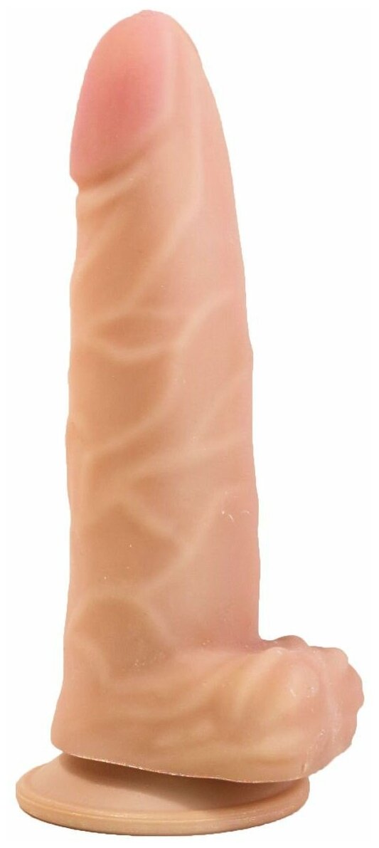 Реалистичный неоскин-фаллоимитатор - 18,5 см.