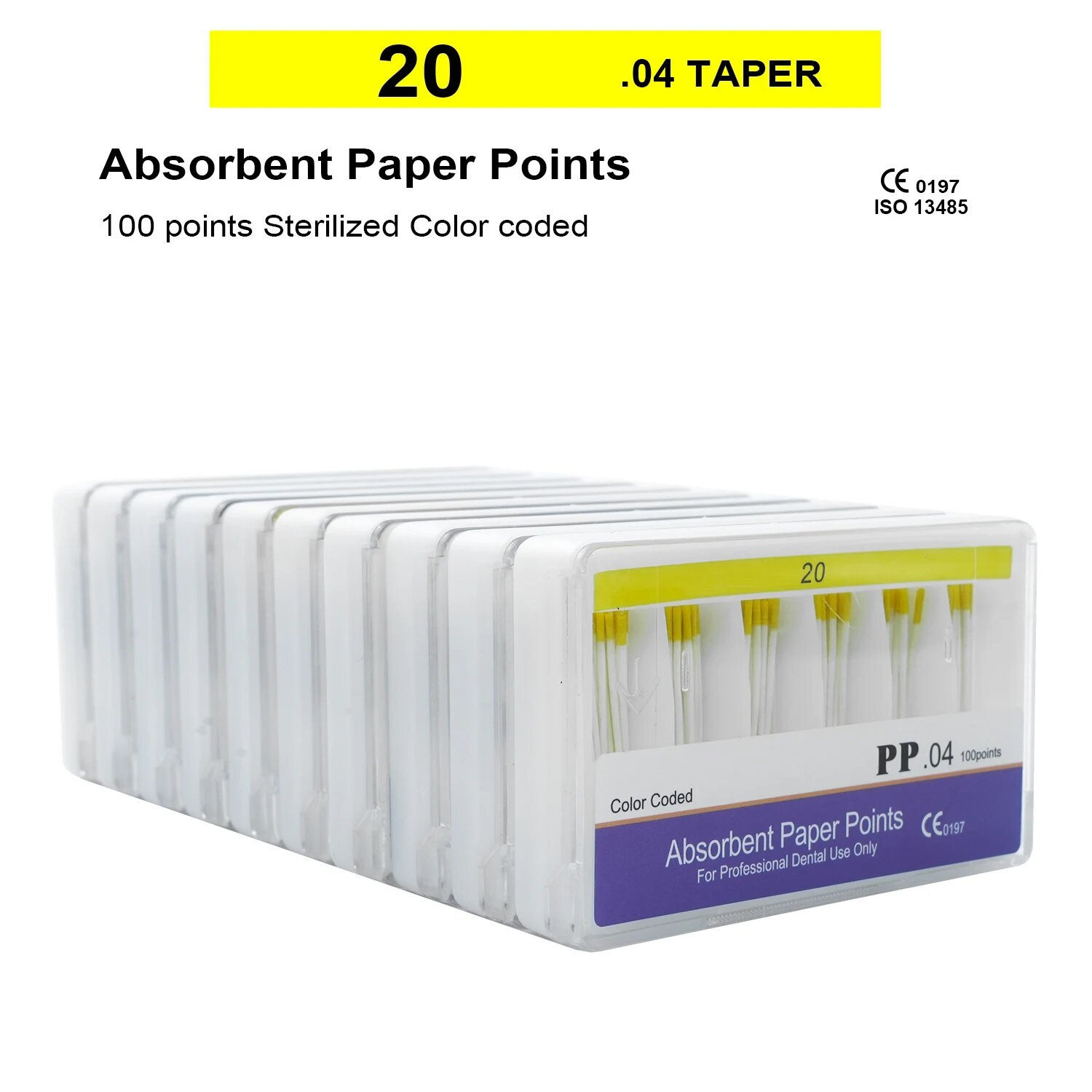 WELLCK 10 коробок, стоматологические абсорбирующие бумажные точечные конусы 02 04 06 15-40 #, влагопоглощающие бумажные наконечники, стоматологические матические наконечники