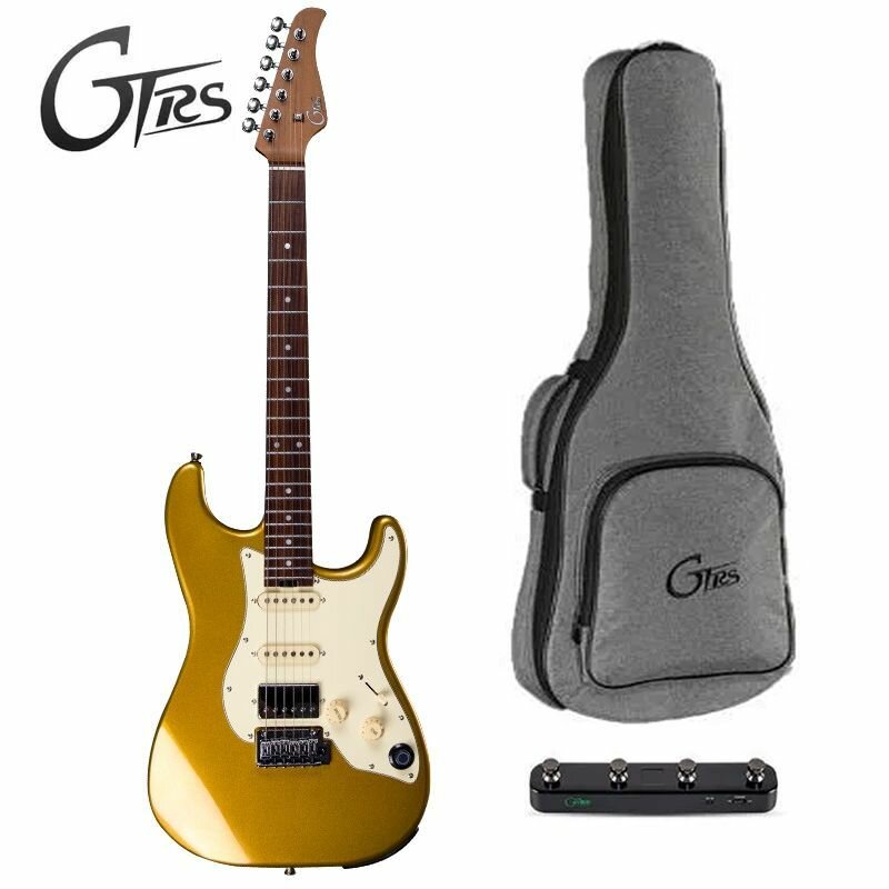 Mooer GTRS S800 Gold Палисандровая накладка на гриф Интеллектуальная гитара Электрогитара со встроенным процессором эффектов
