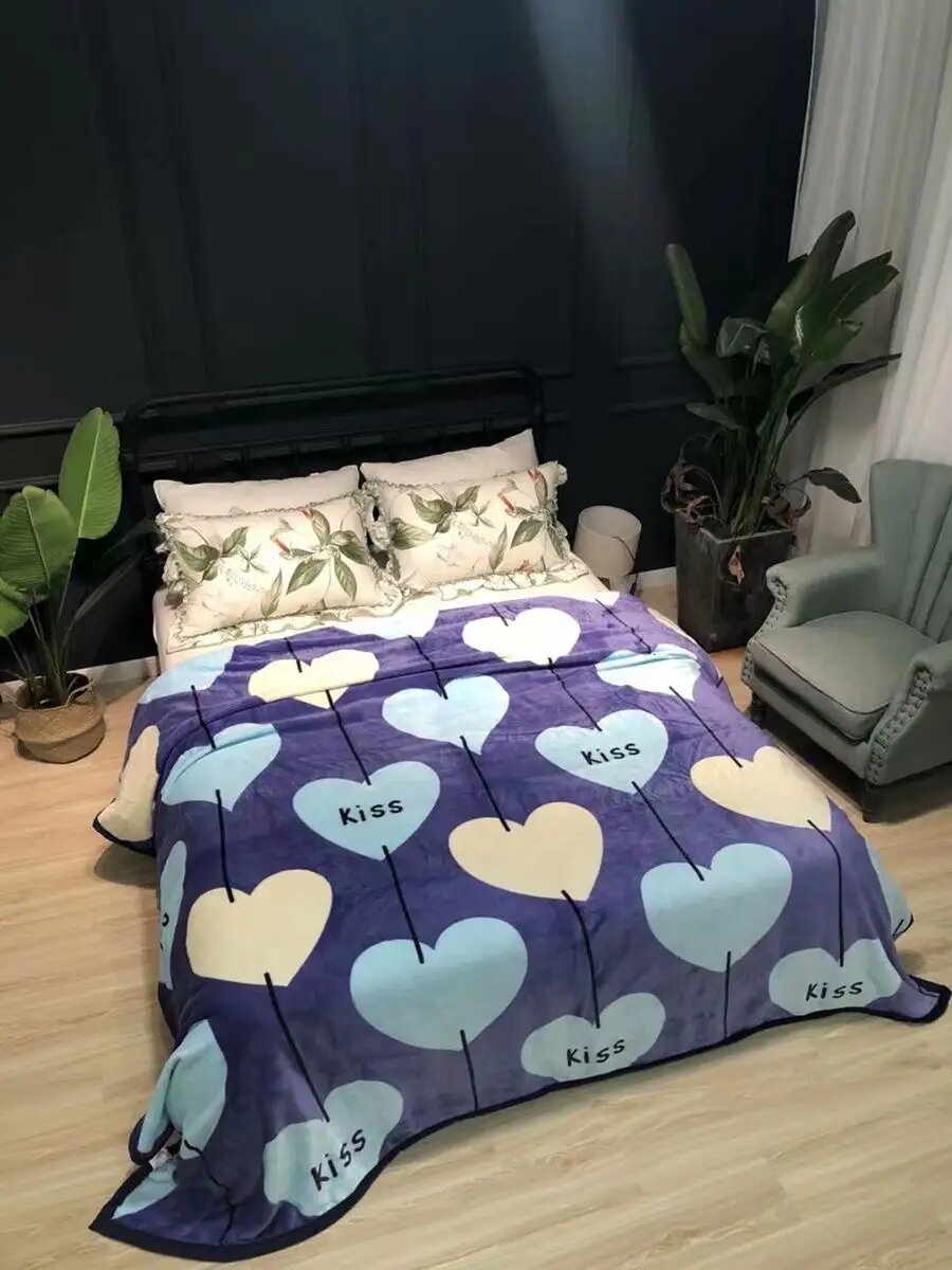 Плед Flamenco 150x200 покрывало на кровать 1,5 спальное