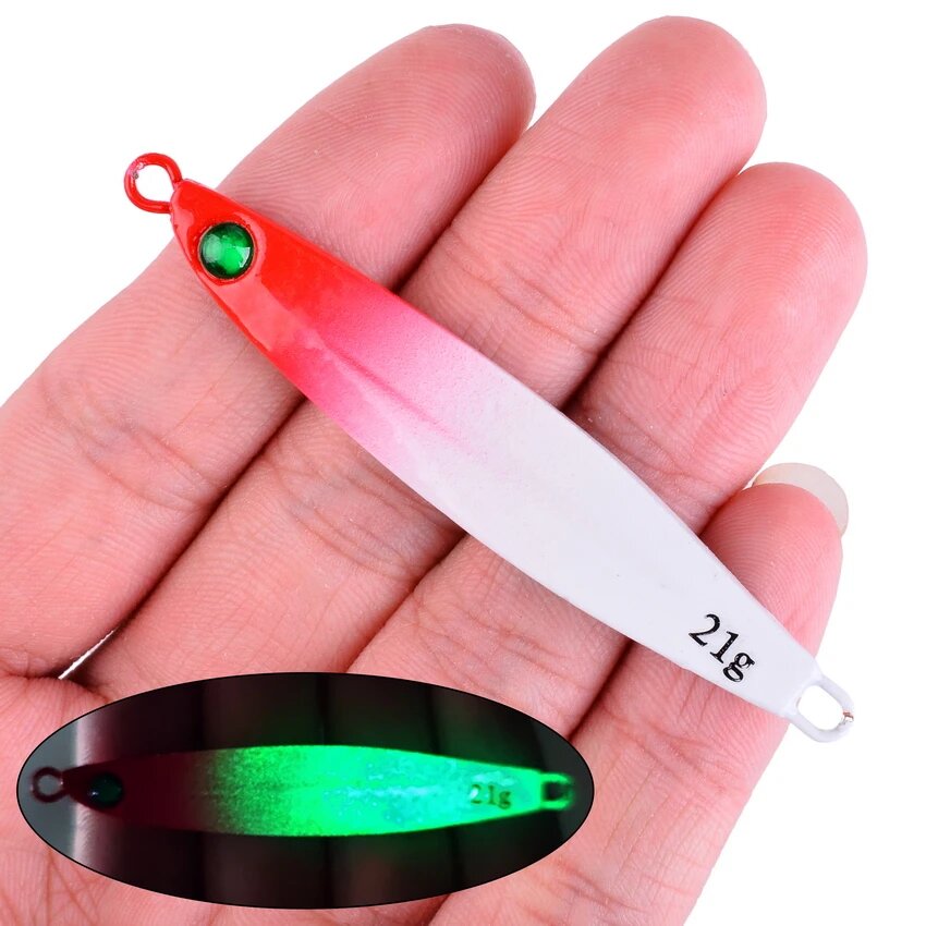 Металлическая блесна «ложка» 7-40 г Красный, 7G, J-No Hook