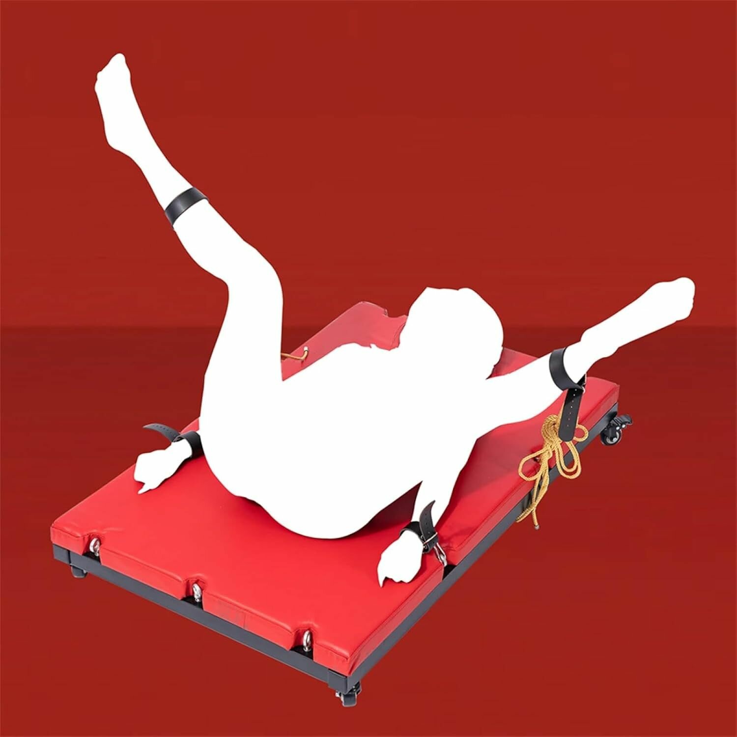 Эротическая бутафорская кровать для бондажа