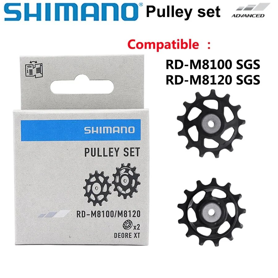 Shimano Deore XT XTR SLX Комплект шкивов заднего переключателя RD M9100 M9000 M8100 M8000 M7100 M6100 R9150 3400 3500 R7000 6800
