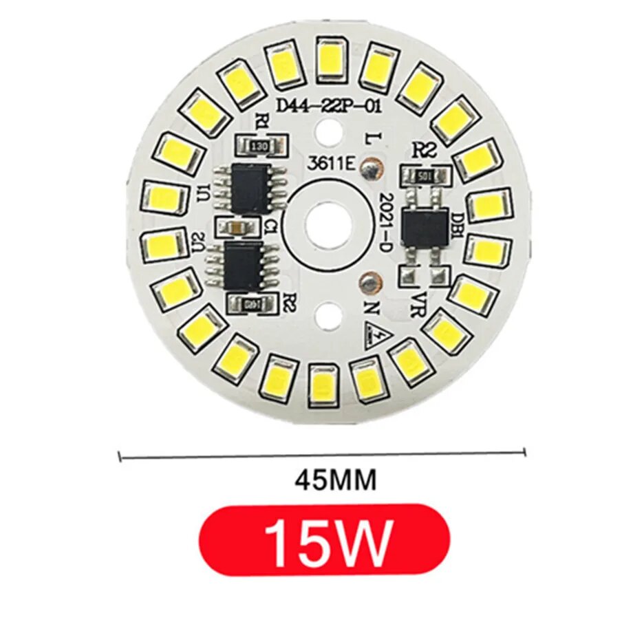 LED чип 15W 220V Warm White