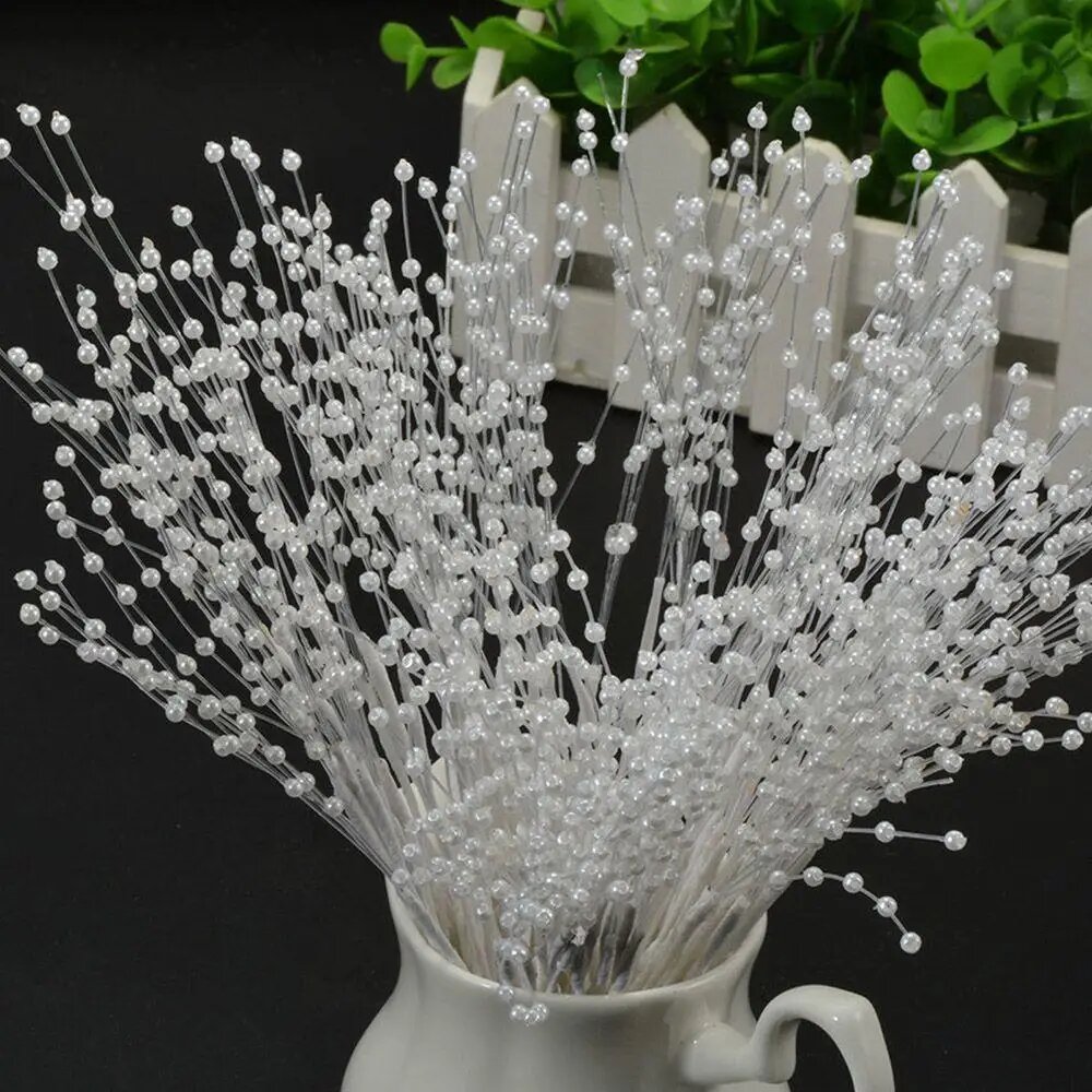 Жемчужные палочки для флористики, 10 шт, 3mm