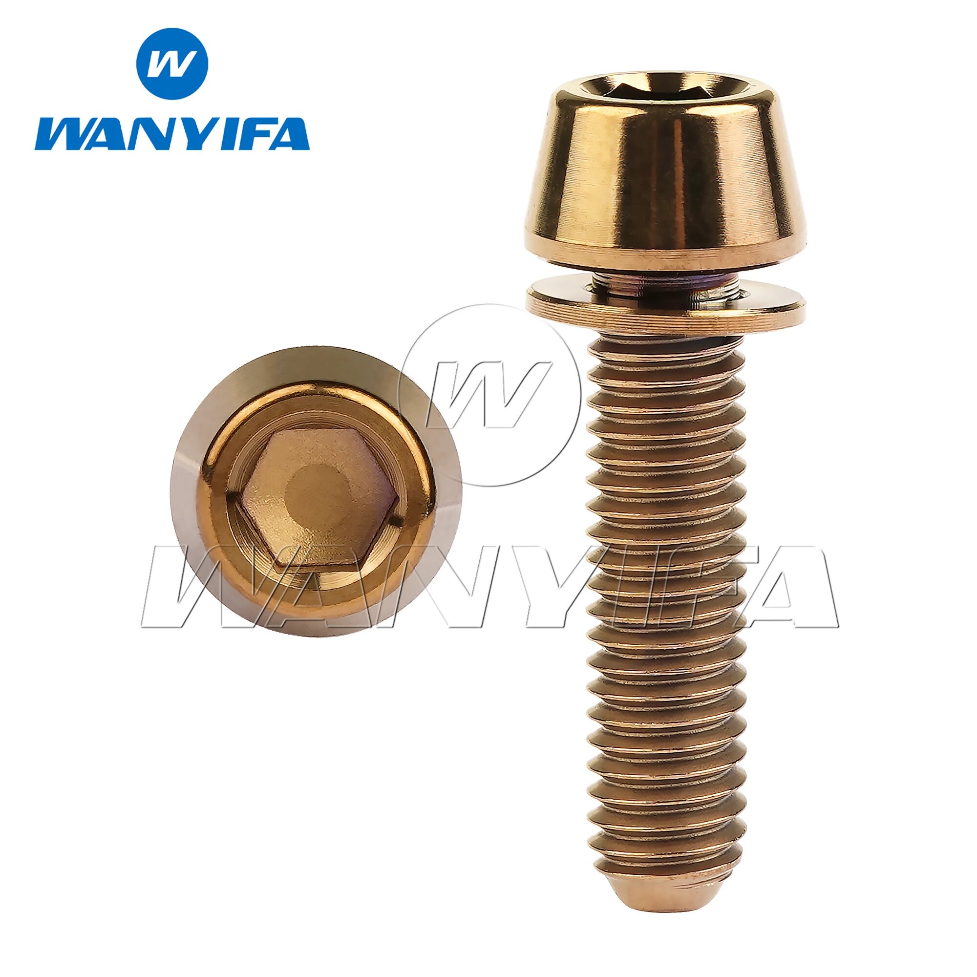 Титановые болты Wanyifa M5M6x16/18/20/25 мм