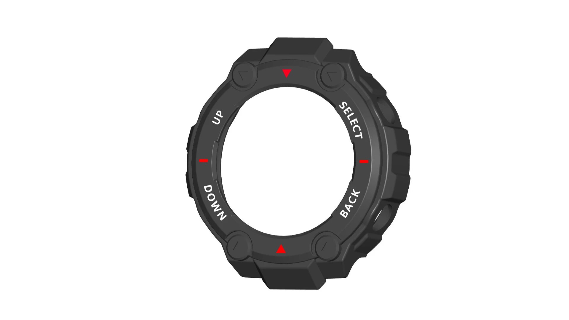 Чехол EOENKK для Amazfit T-Rex/Pro, Black red white