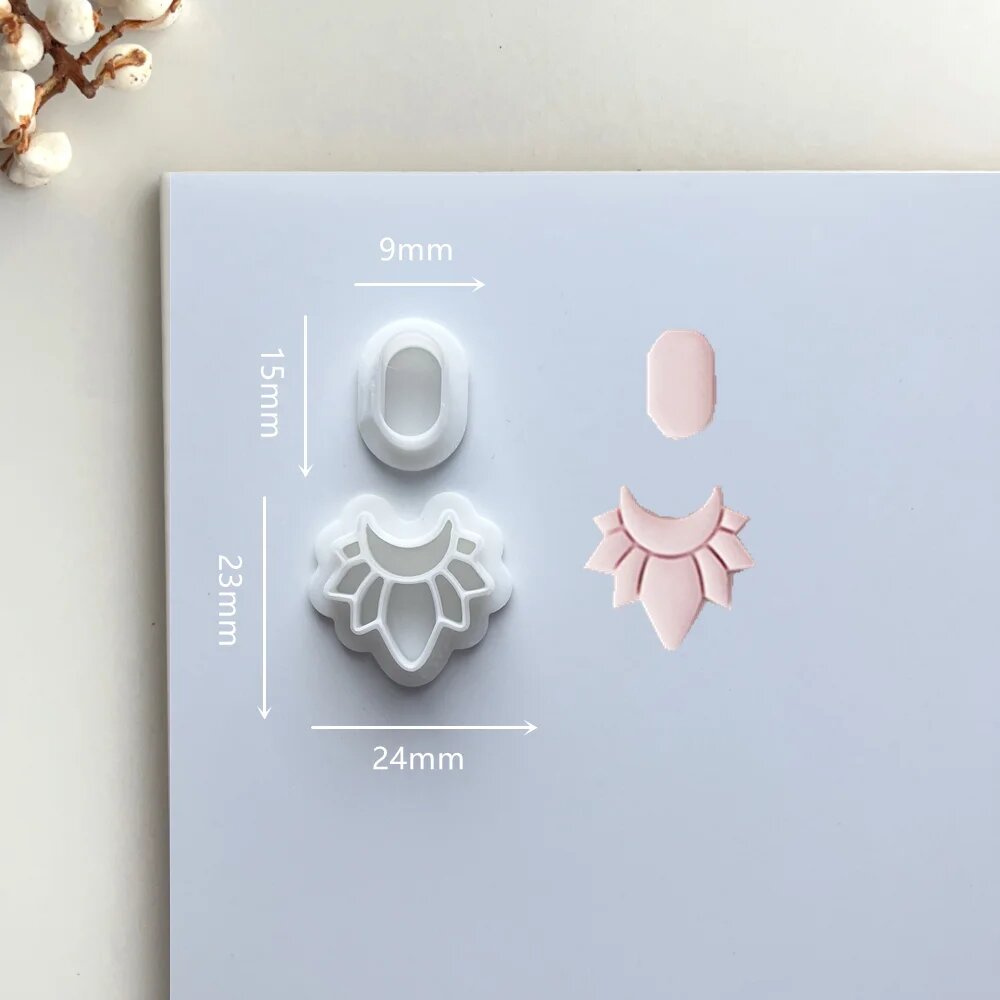 Формы для резки полимерной глины DUTRIEUX, 2 шт. Mold