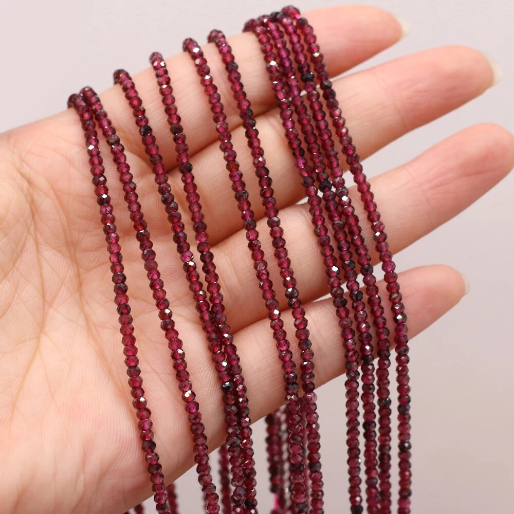 Бусины гранат полудрагоценный камень 2mm