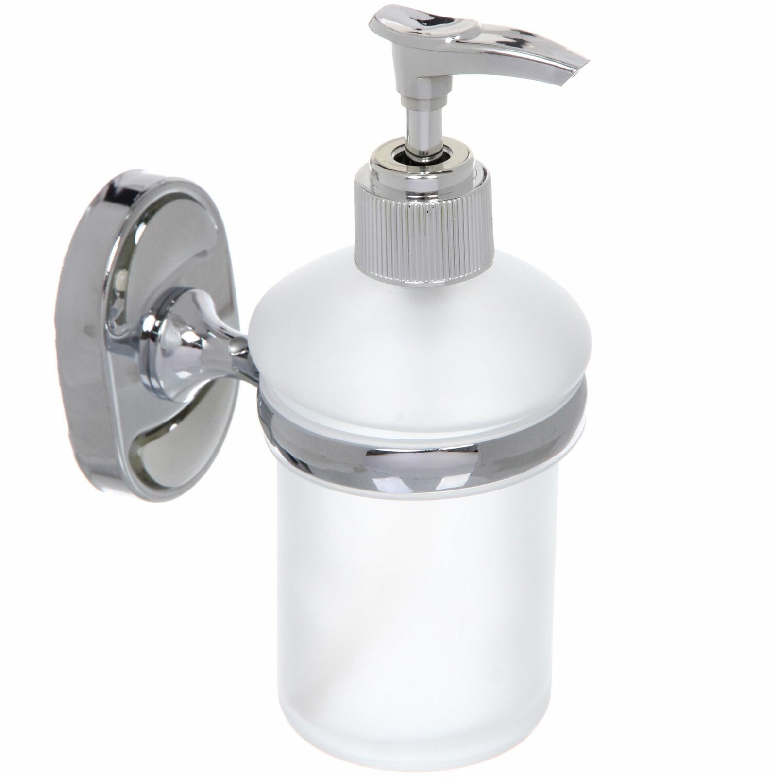 Дозатор для жидкого мыла Аква универсальный, для мыла и посуды, экономичный расход, стильный дизайн, стекло, настенный
