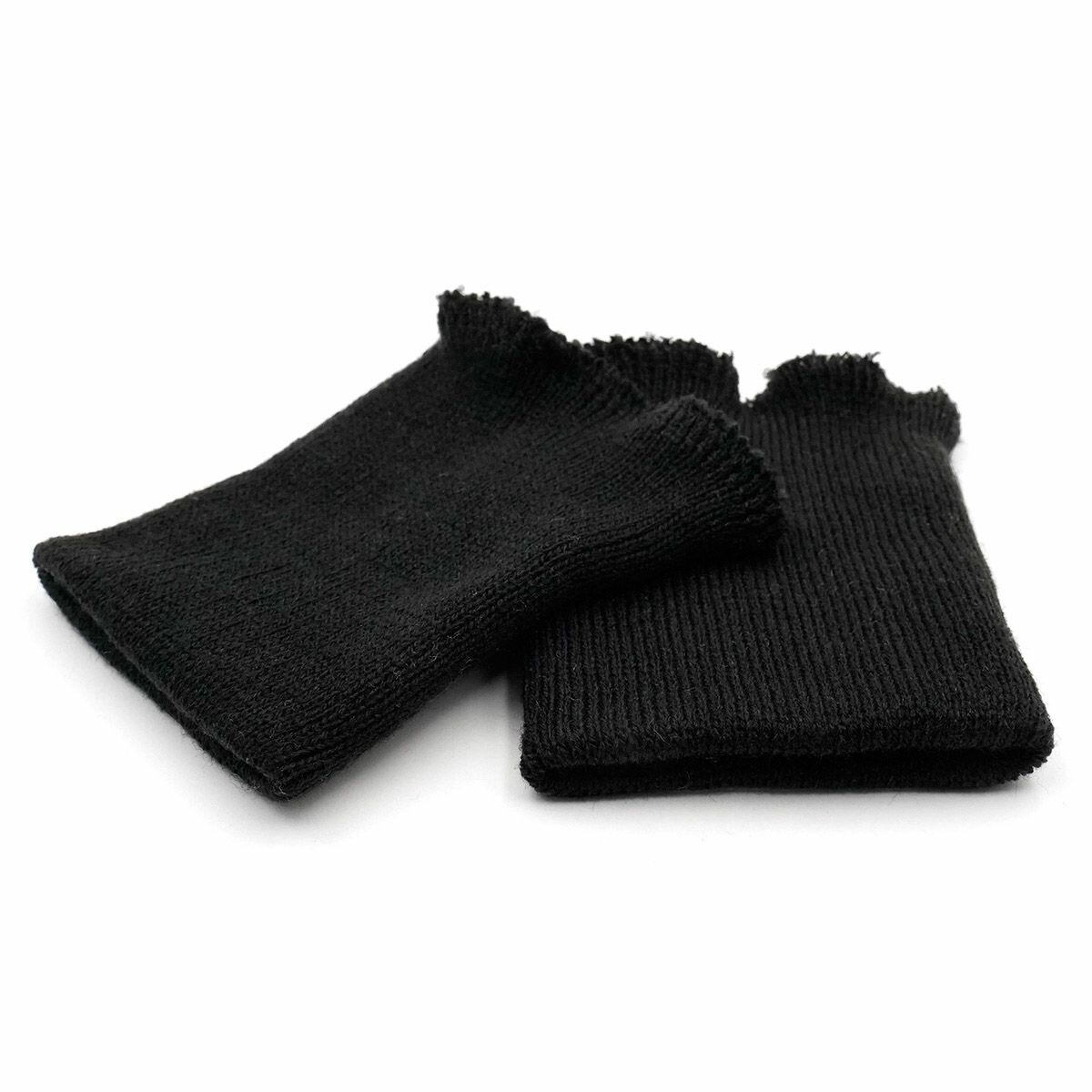 Манжет средней плотности (100% акрил), 14 кл, 1*1, 8см*9,5см (в-01 черный)