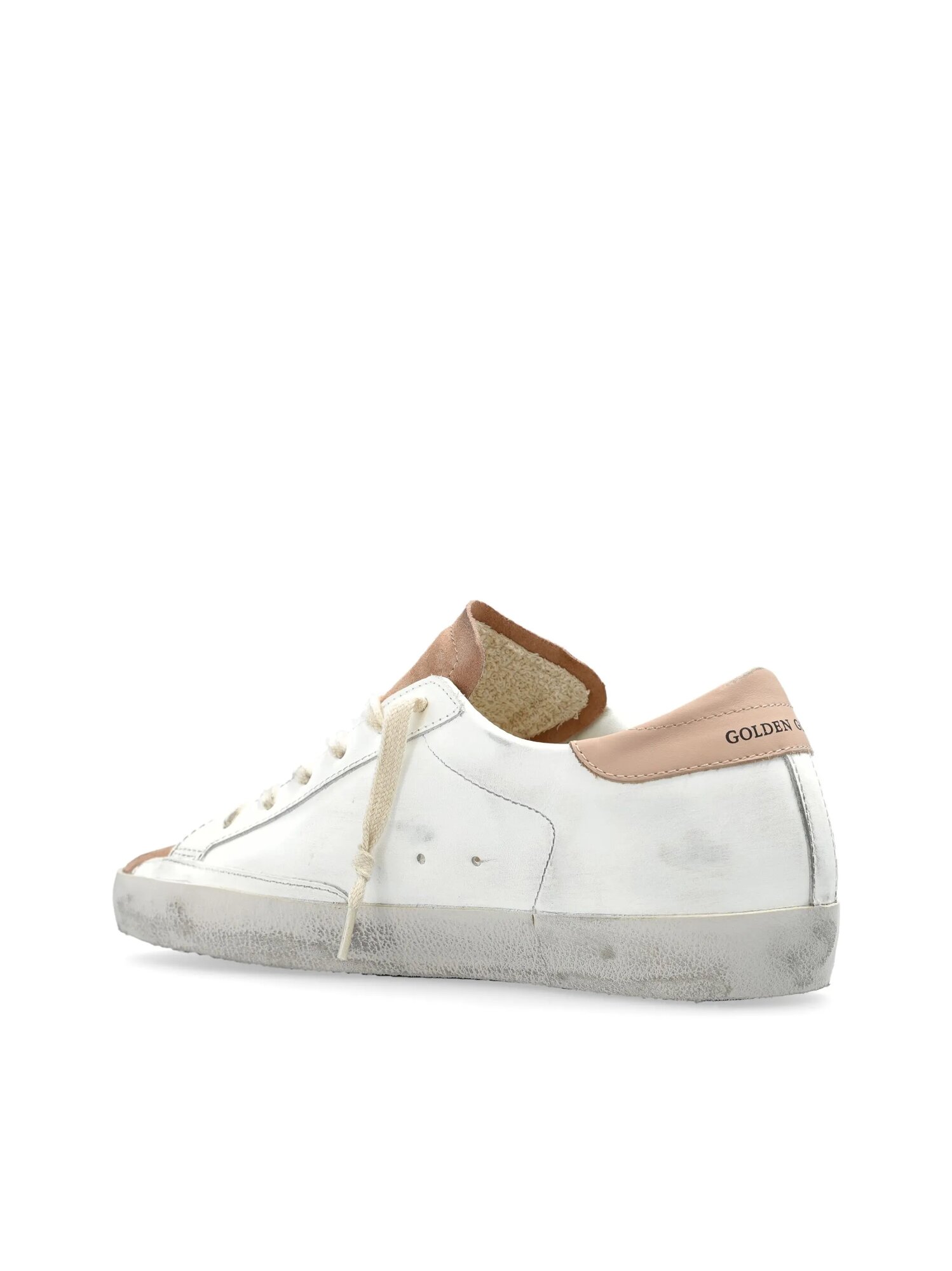 Кроссовки Golden Goose Super-Star, размер 37, бежевый/белый — фото 1