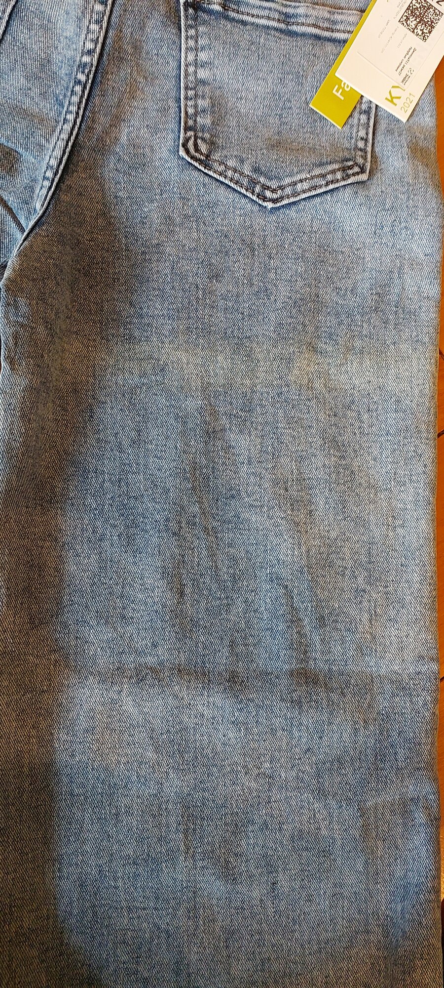 Джинсы женские широкие клёш с высокой посадкой синие голубые палаццо размер 26(42-44)