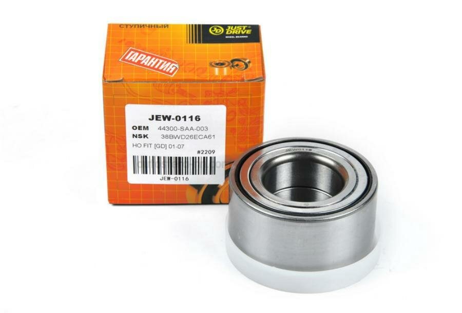 JUST DRIVE JEW0116 Подшипник передней ступицы (с ABS)