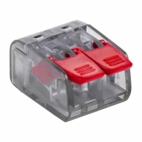 Клемма строительно-монтажная Ekf СМК 221-412 2-проводная 0.2-4кв. мм (уп.100шт) PROxima, plc-smk-221-412