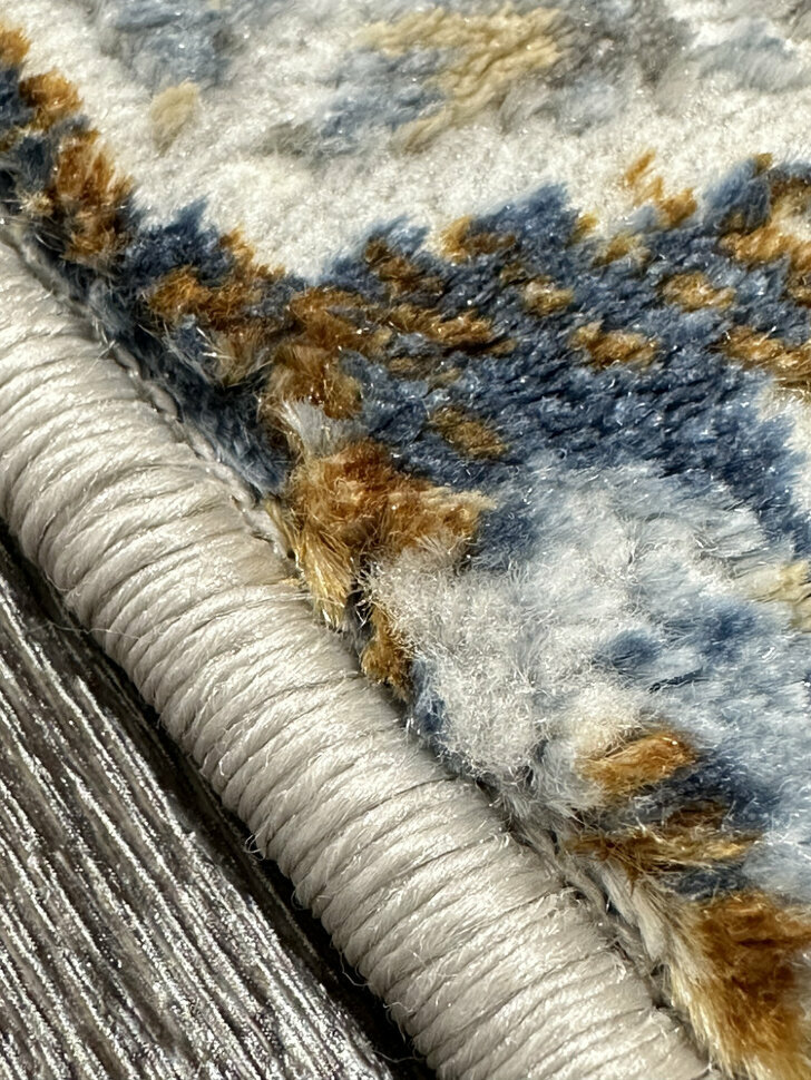 Ковер, Прямой, Серый, Бежевый, Синий, Золотистый, Современный, Абстрактный, на пол, в гостиную, спальню, в ассортименте (80 см. на 150 см.)